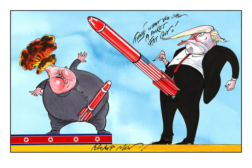 Rocket Men | Gerald Scarfe